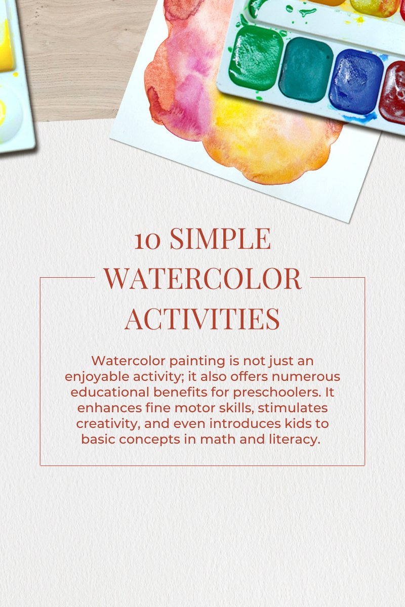 10 Simple Watercolor Activities for Preschoolers – DFW MAMA